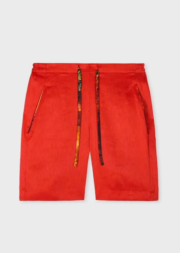Paul Smith Linen And Silk Pyjama Shorts