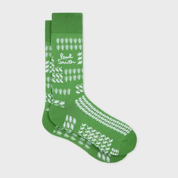 Paul Smith Bandana Socks - Green