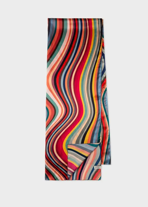 Paul Smith Swirl' Silk Scarf