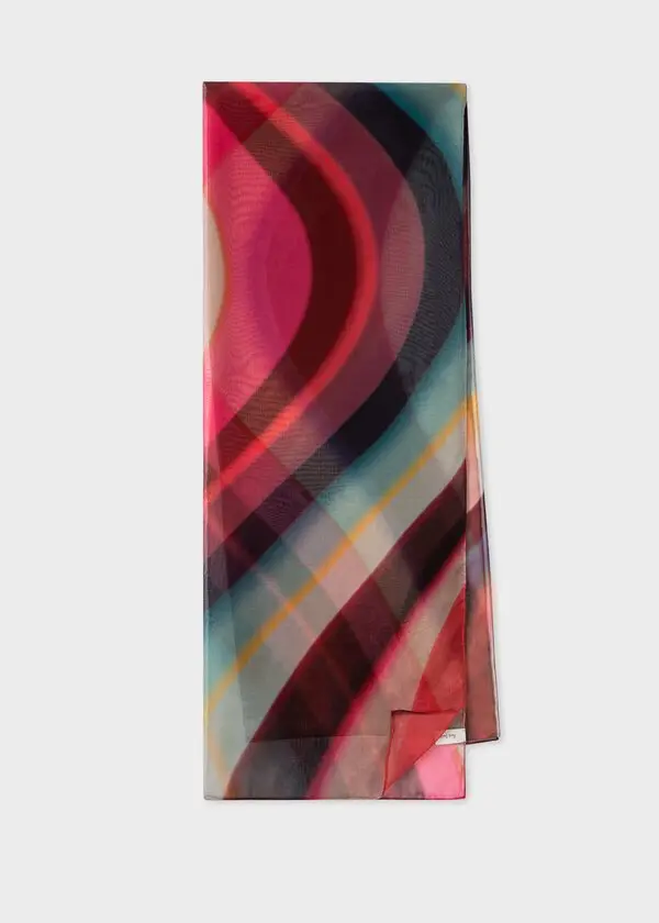 Paul Smith Spray Swirl' Silk Scarf
