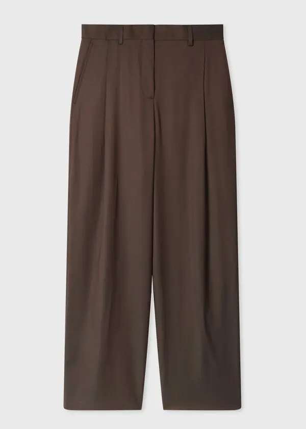 Paul Smith Tonic Wool Wide-leg Trousers