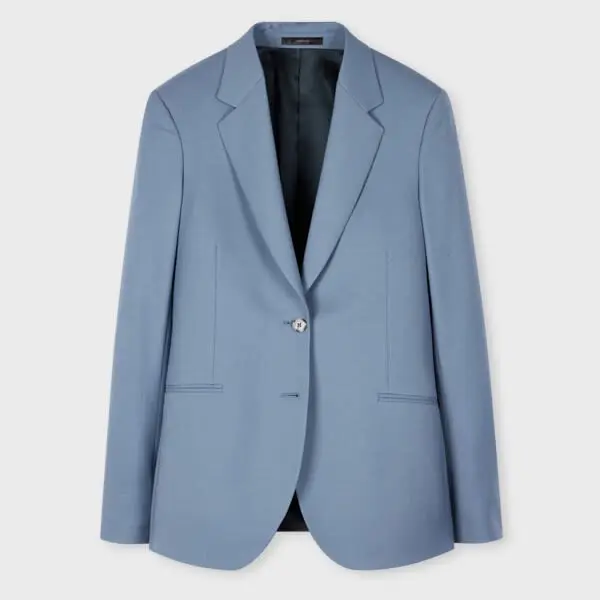 Paul Smith Steel Wool Two-button Blazer - Blue