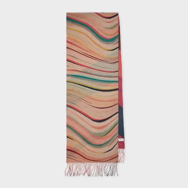 Paul Smith Dusky Swirl' Scarf - Multicolour