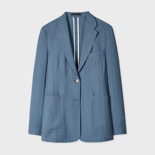 Paul Smith Slate Pinstripe Two-button Jacket
