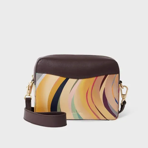 Paul Smith Dusky Swirl' Leather Camera Bag