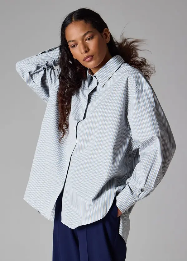 Paul Smith Light Stripe Oversized Shirt