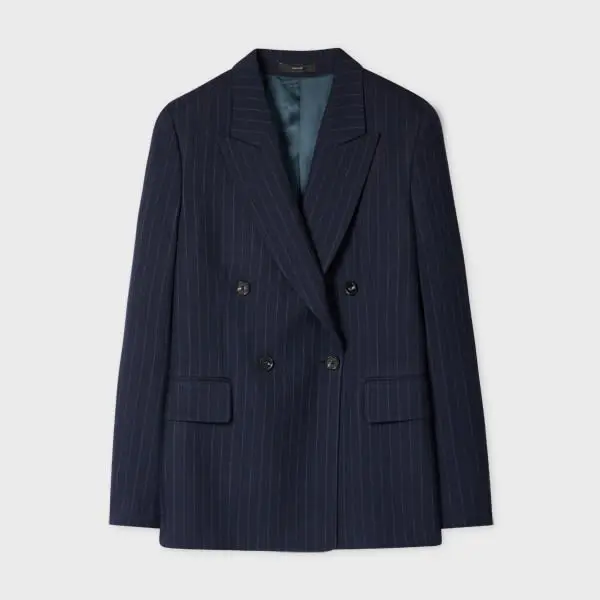 Paul Smith Striped Double-breasted Blazer