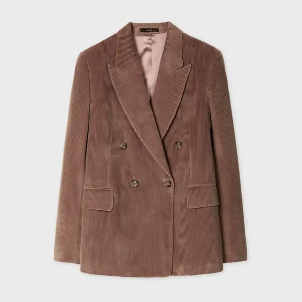 Paul Smith Cord Double-breasted Blazer
