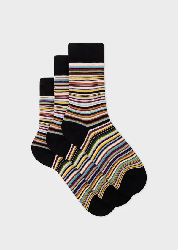 Paul Smith Signature Stripe Socks Three-pack
