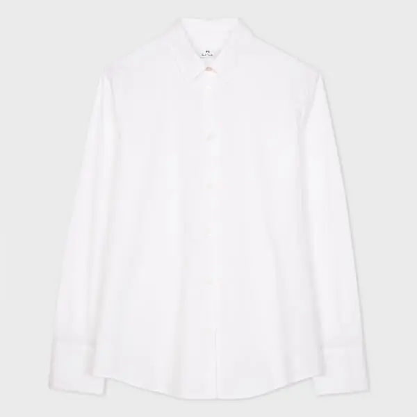 Paul Smith Stretch-cotton Shirt With 'swirl' Cuffs
