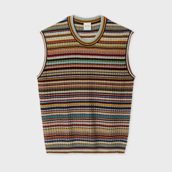 Paul Smith Signature Stripe Knitted Vest