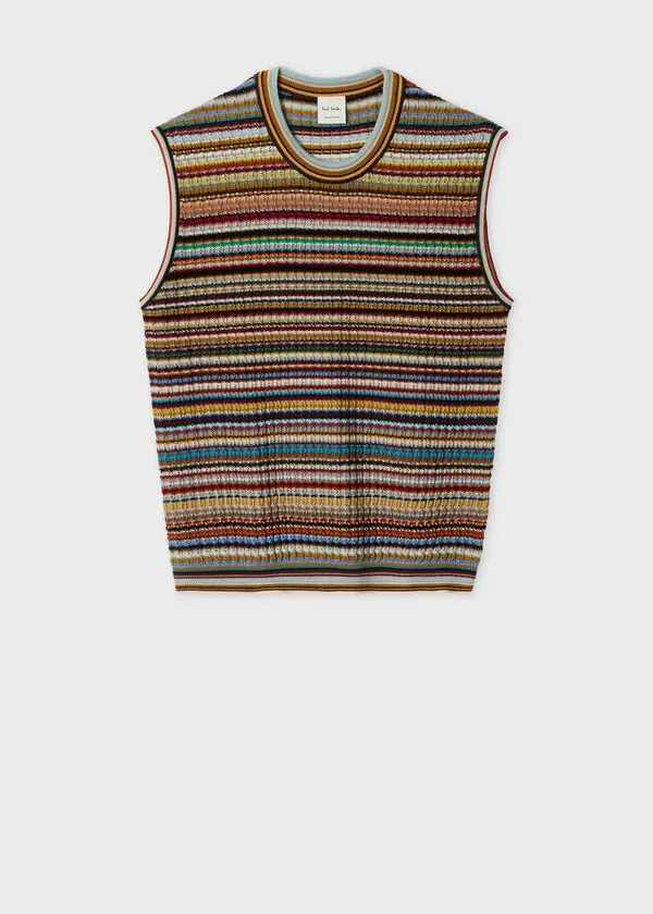 Paul Smith Signature Stripe Knitted Vest