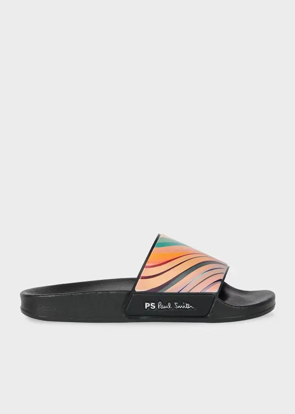 Paul Smith Swirlnyro Zebra Sliders
