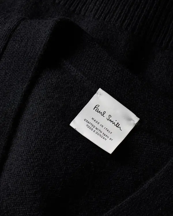 Paul Smith Cashmere Knitted Cardigan - Black