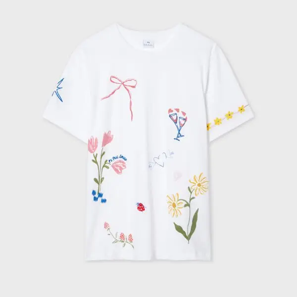 Paul Smith Daisy Chain Doodles T-shirt