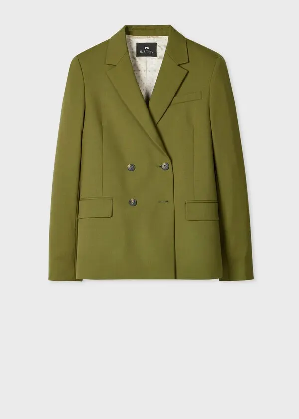 Paul Smith Wool Double-breasted Blazer