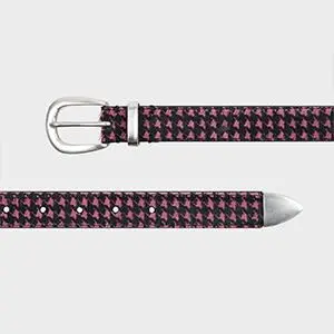 Paul Smith Houndstooth Belt - Pink