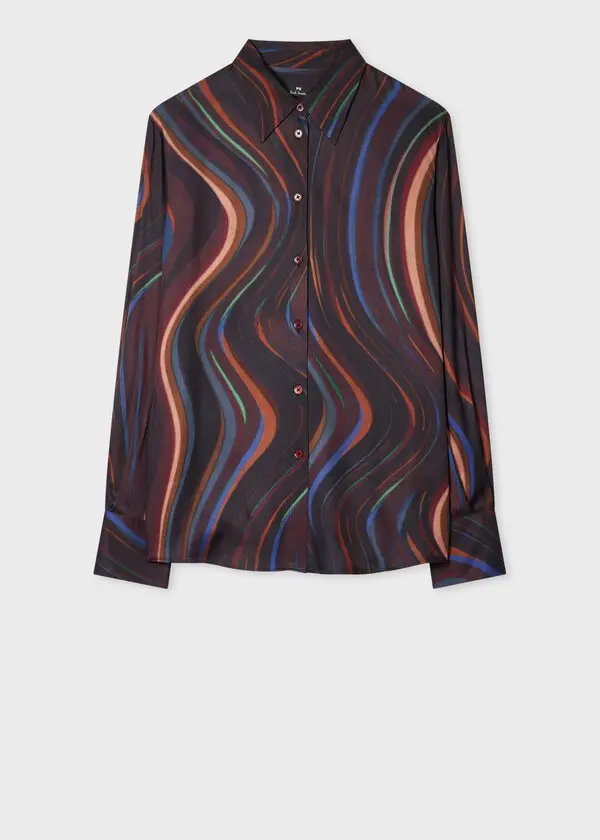 Paul Smith Midnight Swirl Viscose Shirt
