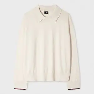 Paul Smith Merino Wool Knit Collared Sweater