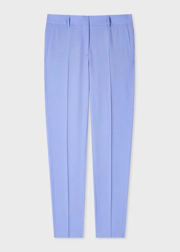 Paul Smith Dusty Wool Hopsack Pleated Trousers