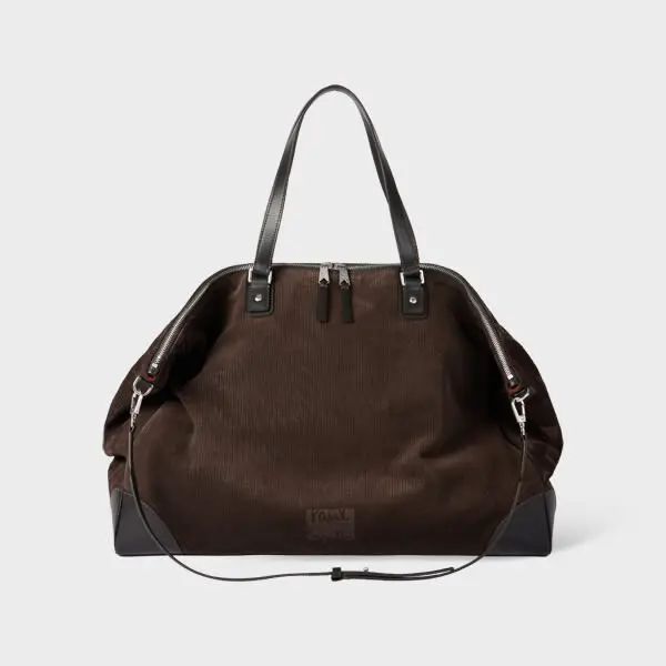 Paul Smith Suede Duffle Holdall - Brown