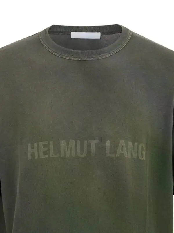 Helmut Lang Laser-logo T-shirt - Grey