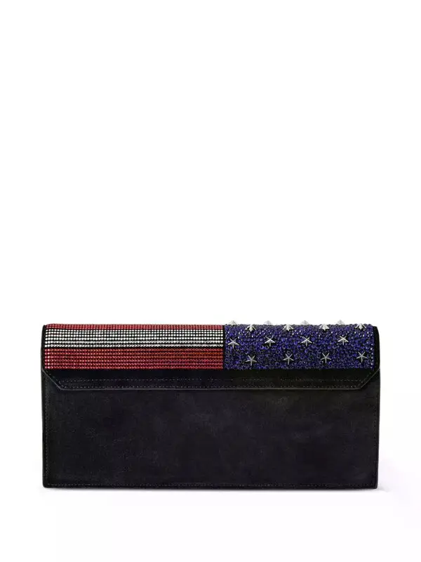 Philipp Plein Us Flag Strass Claw Clutch