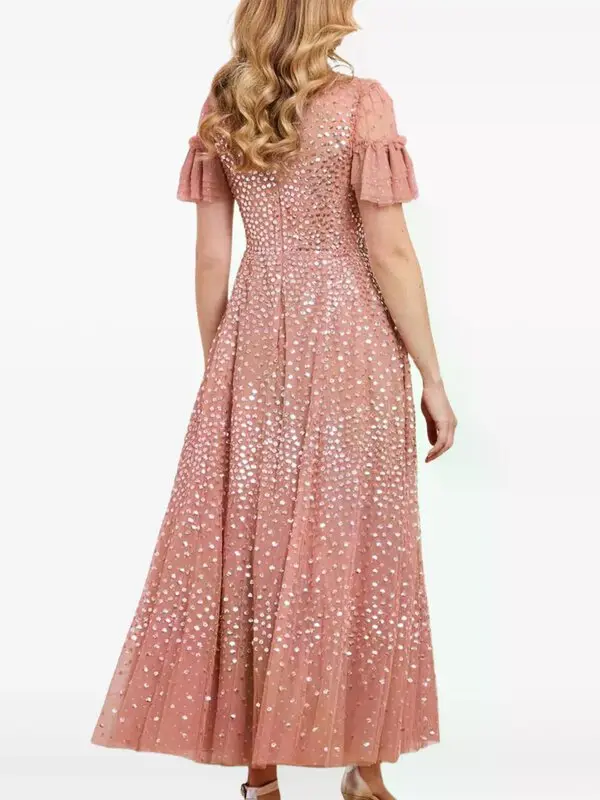 NEEDLE & THREAD Ruffled Gown Maxi Dress