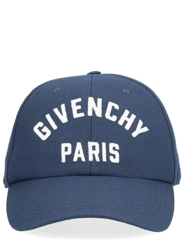 Givenchy Baseball Cap With Embroidered Logo - Blue