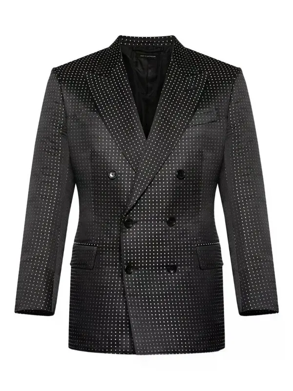 TOM FORD Double-breasted Dotted Jacket