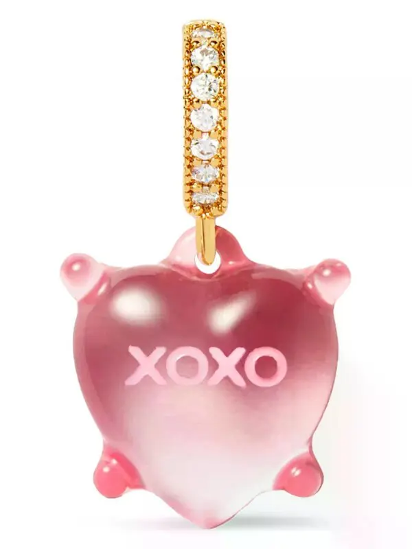 CRYSTAL HAZE Xoxo Heart Pendant - Gold