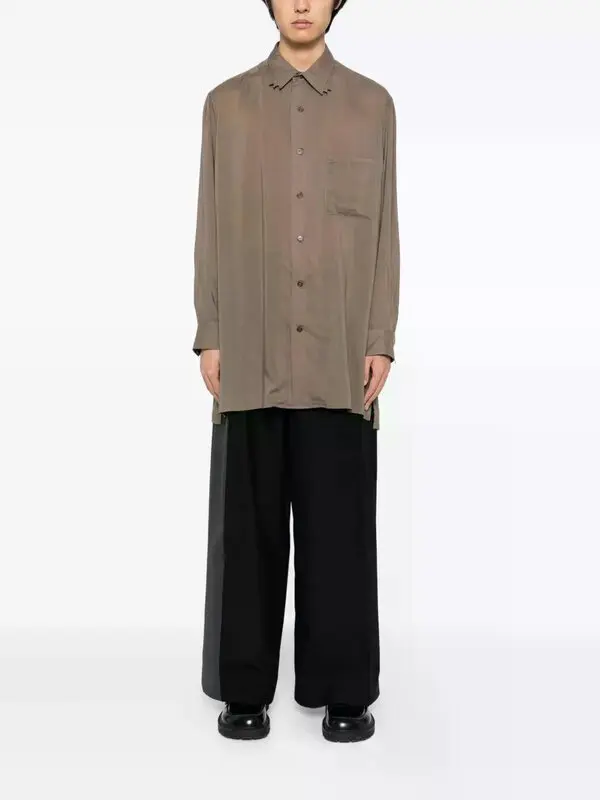 Yohji Yamamoto Layered-collar Shirt