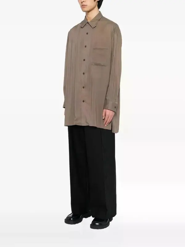 Yohji Yamamoto Layered-collar Shirt