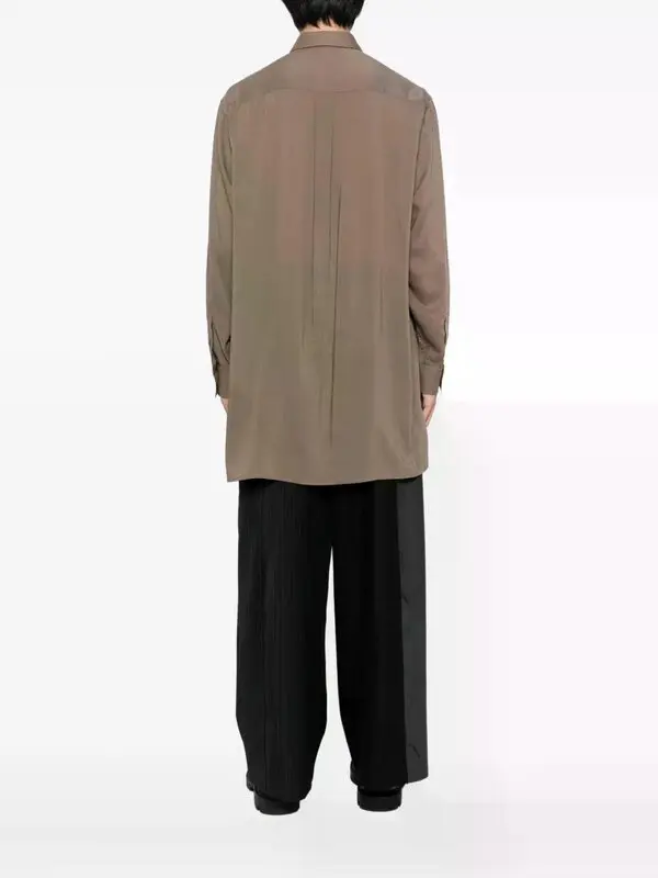 Yohji Yamamoto Layered-collar Shirt