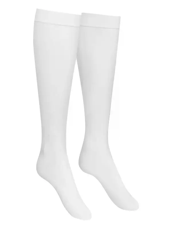 MAISON CLOSE Pure Tentation Knee-high Socks - White