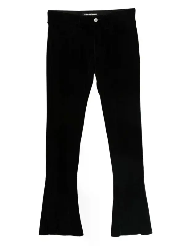 Junya Watanabe Flared Velvet Trousers
