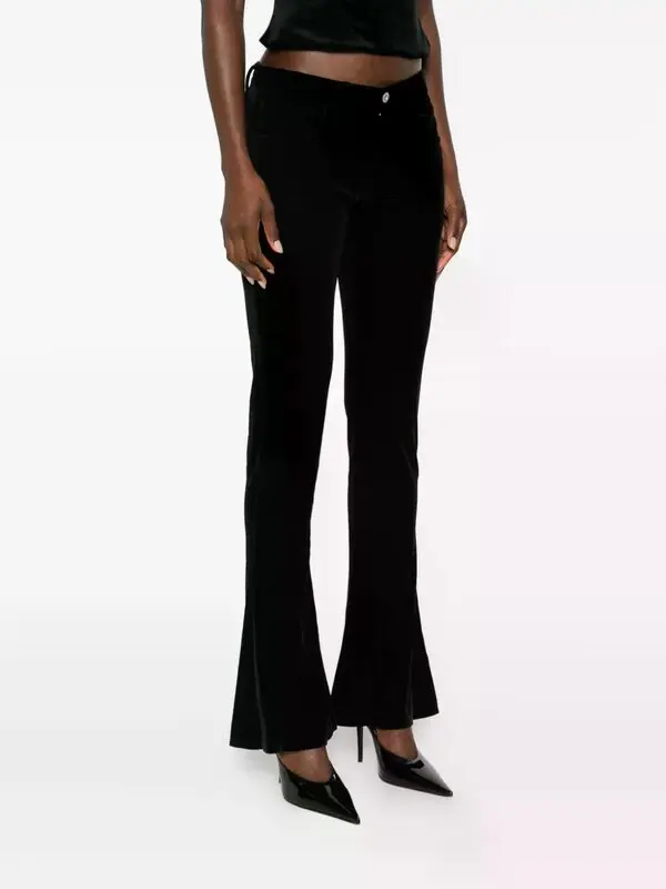 Junya Watanabe Flared Velvet Trousers
