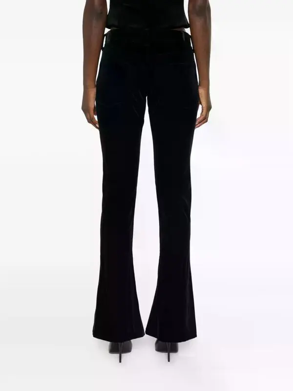 Junya Watanabe Flared Velvet Trousers