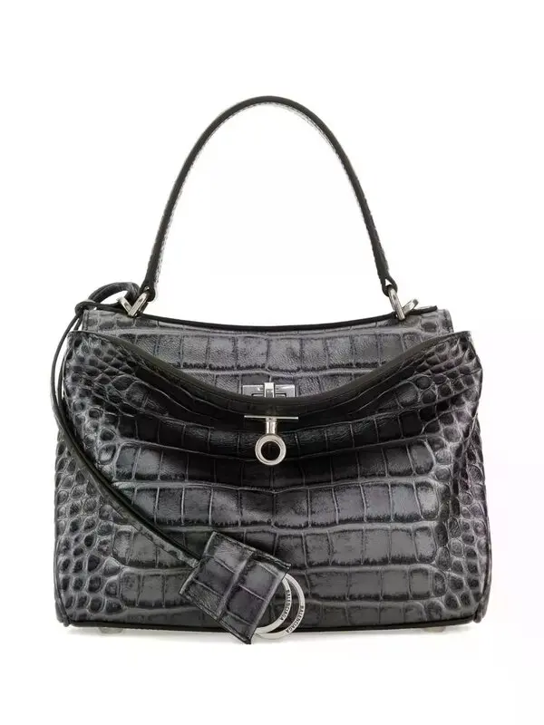 Balenciaga Embossed Croc Rodeo Tote