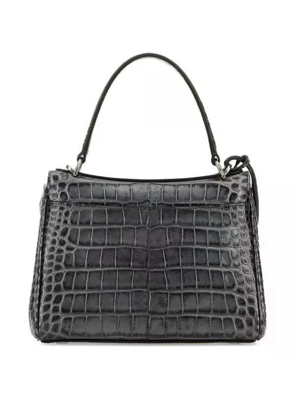 Balenciaga Embossed Croc Rodeo Tote