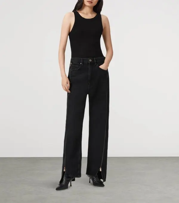 ALLSAINTS Organic Cotton Frankie Wide-leg Jeans