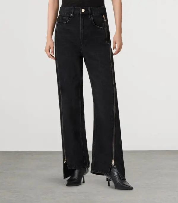 ALLSAINTS Organic Cotton Frankie Wide-leg Jeans