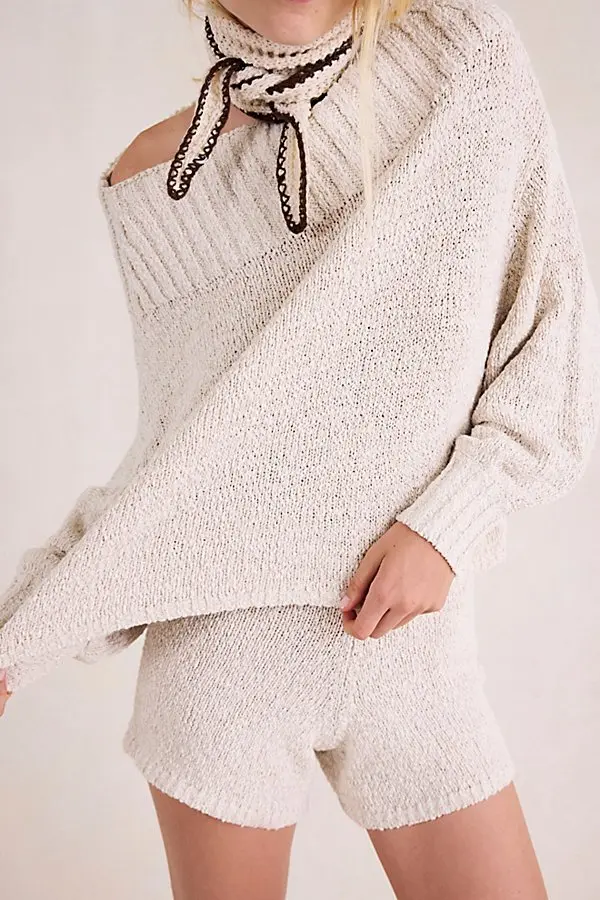 Free People Kit Sweater Set - Ivory Dream