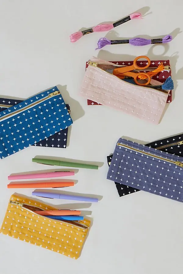 ANCHAL Cross-stitch Pencil Case