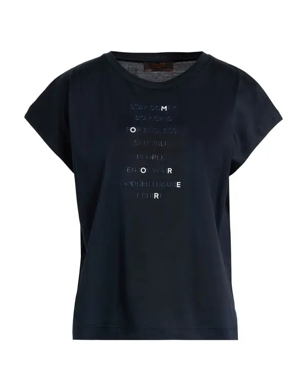 MOORER Printed Cotton T-shirt