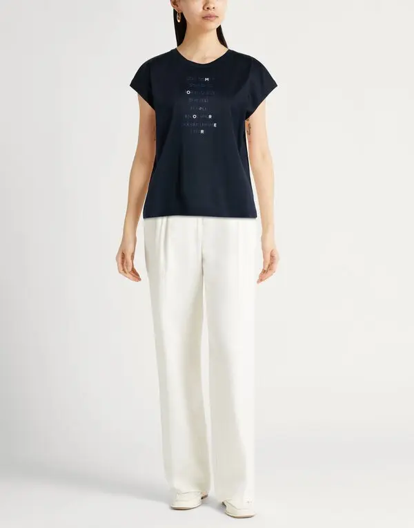 MOORER Printed Cotton T-shirt