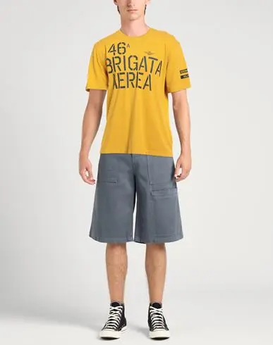 AERONAUTICA MILITARE T-shirt Size Cotton - Yellow