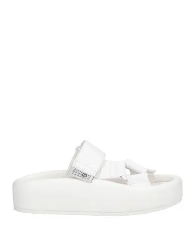MAISON MARGIELA Leather Sandals - White