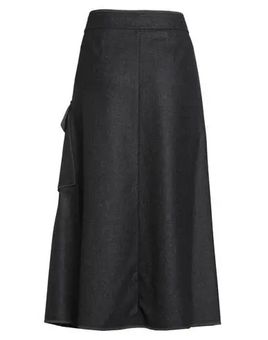 Brunello Cucinelli Midi Virgin Wool Wrap Skirt