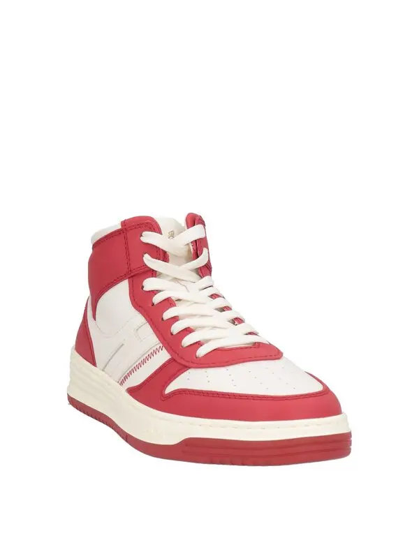 Hogan High-top Leather Sneakers - Red